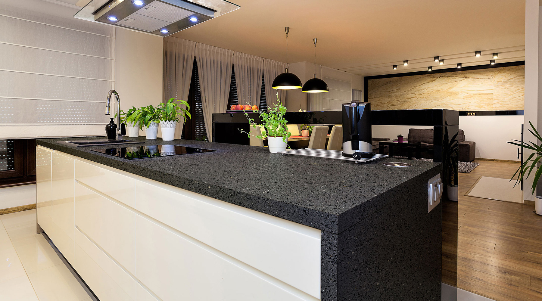 Terrazzo Cinder Honed Quartz Counterops | Quality Granite & Marble Wichita